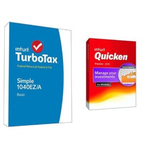 turbotax basic 2014 and quicken premier 2015 bundle