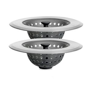 oxo good grips silicone sink strainer, set of 2