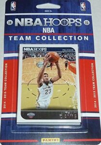 new orleans pelicans 2014 2015 hoops basketball nba licensed brand new factory sealed 8 card team set with anthony davis and more