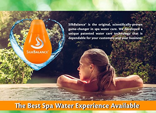 Silk Balance Natural Hot Tub Water Care - Premium Simple Luxury Hot Tub Water Solution 2 Month Supply