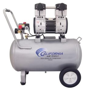 california air tools 15020c ultra quiet & oil-free 2.0 hp 15.0 gallon steel tank air compressor