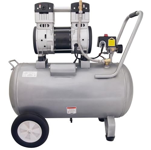 California Air Tools 15020C Ultra Quiet & Oil-Free 2.0 Hp 15.0 gallon Steel Tank Air Compressor