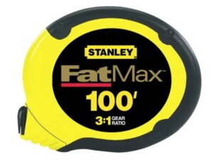 stanley fatmax tape measure, 100-foot (34-130)