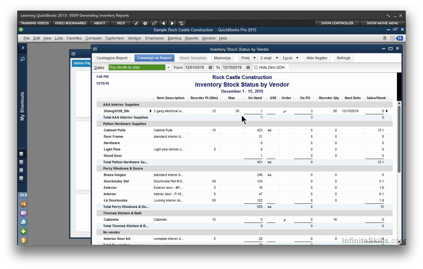 Learning QuickBooks 2015 [Online Code]