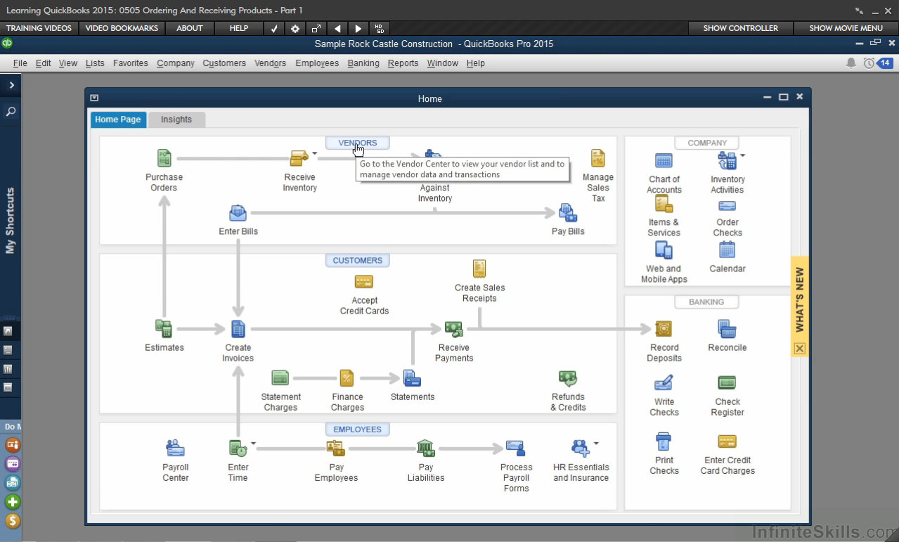 Learning QuickBooks 2015 [Online Code]