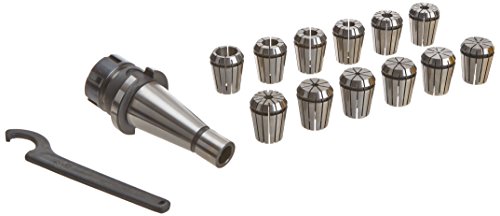 HHIP 3900-0505 ER-32 NMTB 40 Spring Collet Chuck Set, 14-Piece