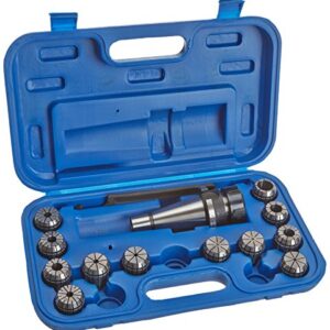 HHIP 3900-0505 ER-32 NMTB 40 Spring Collet Chuck Set, 14-Piece