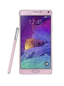 samsung galaxy note 4 sm-n910h unlocked cellphone, international version, retail packaging, pink