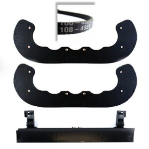 toro power clear 621 snow thrower paddle, scraper bar and belt set/kit, 99-9313, 133-5585, 108-4921