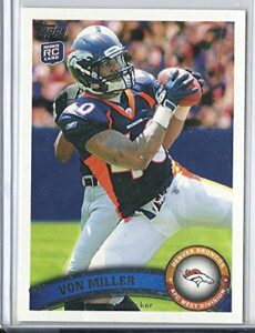 2011 topps football #427 von miller rookie card