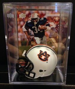 auburn tigers ncaa helmet shadowbox w/bo jackson card