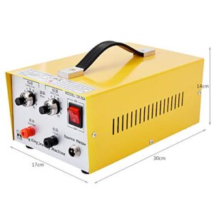 MXBAOHENG 2 in1 Pulse Sparkle Spot Welder Gold Silver Platinum Jewelry Welding Machine 30A (110V)