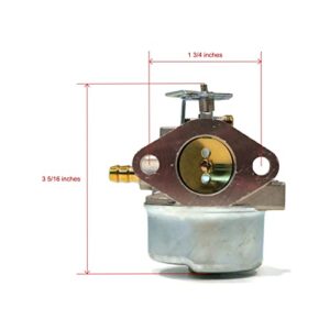 Carburetor For TECUMSEH 640052 640054 640349 Fits Model HMSK100-159295W HMSK100-159297W HMSK100-159302W Engine New Carb