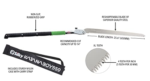 Silky KATANABOY Professional 650mm Folding Saw XL Teeth (710-65)