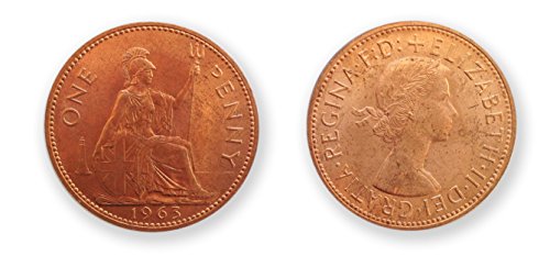 Stampbank Coins for Collectors - 1963 British Penny / Uncirculated / Collectable Condition / one Pence / 1p