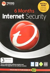 trend micro titanium internet security 2014 (3-user) (6-month subscription) - windows