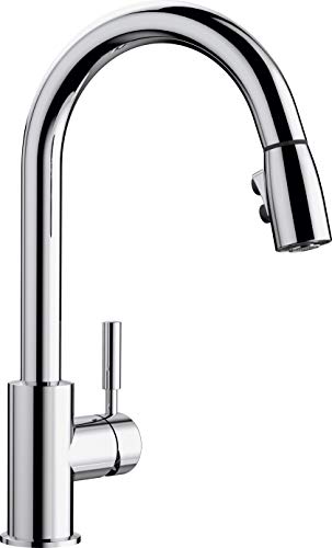 Blanco 441761 1.5 GPM Sonoma Faucet with Pull-Down Spray, Polished Chrome