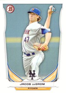 2014 bowman prospects #bp73 jacob degrom pre-rookie baseball card