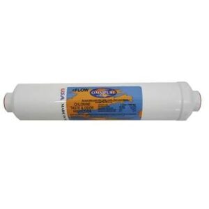 omnipure k2586-bb-6 oz. gac & phosphate inline water filter cartridge