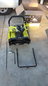 ryobi ry40811 40v brushless cordless 20 in. snow blower