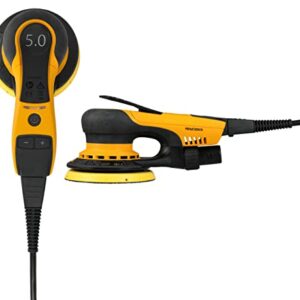 Mirka MID55020CAUS Direct Electric Random Orbital Sander, 5-Inch, Yellow, Black