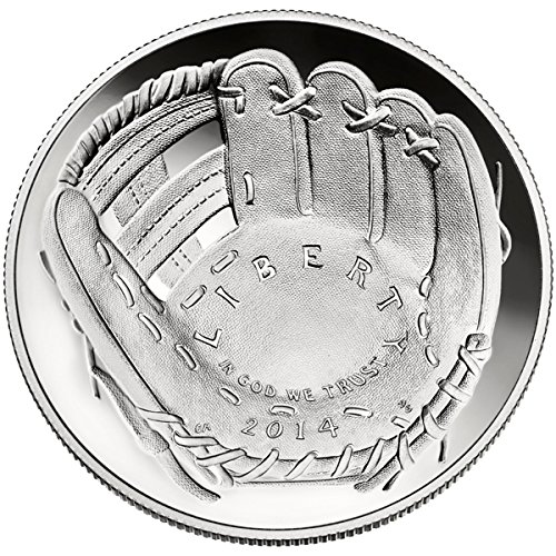 2014 P Modern Commemorative Baseball Hall Of Fame Proof, with OGP $1 US Mint