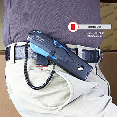 12 Pack Easycut Blue Safety Box Cutters Easy Cut