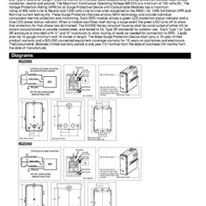 Intermatic IModule™ IG120RSM10K Replacement Module for Smart Guard Whole Home Surge Protector