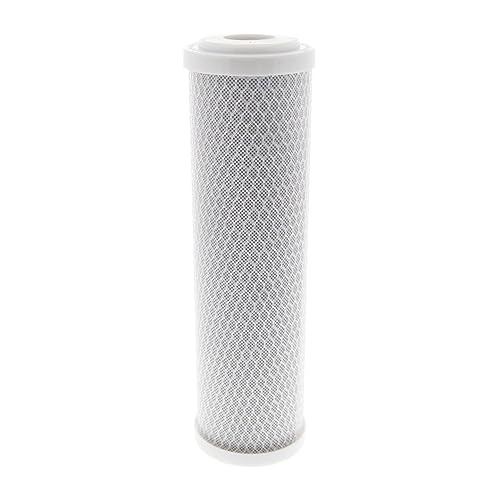 Tier1 10 Micron 10 Inch x 2.5 Inch | Whole House Carbon Block Water Filter Replacement Cartridge | Compatible with Pentek EPM-10, 155634-43, EP-10, CB-25-1010, Home Water Filter