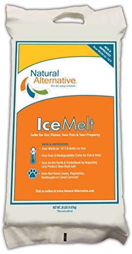 Natural Alternative® Ice Melt Another NATURLAWN® Product - 20 lb. Bag - Safer for Pets, Property & The Environment