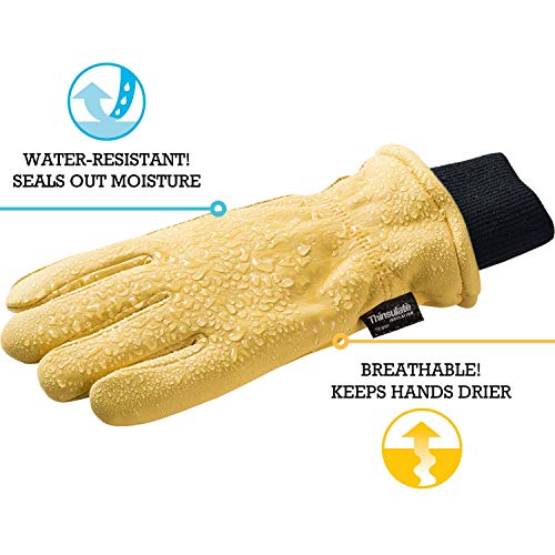 Wells Lamont mens 1202 Winter Gloves, Saddletan, Large Pack of 1 US