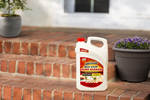 Spectracide Bug Stop Home Barrier Spray, Kills Ants, Roaches and Spiders On Contact, Indoor and Outdoor Insect Control, 1.33 Gallon