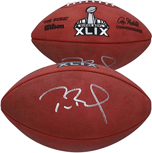 Tom Brady New England Patriots Autographed Super Bowl XLIX Pro Football - Autographed Footballs