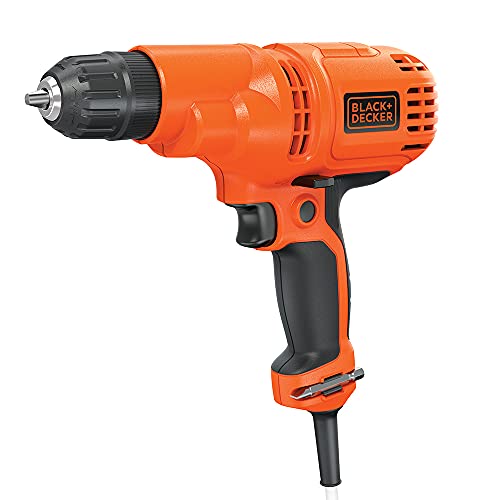 BLACK+DECKER Corded Variable Speeds Drill, 5.5-Amp, 3/8-Inch (DR260C)