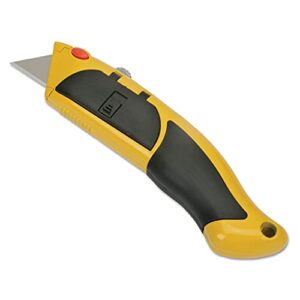 5110016217915, skilcraft utility knife with cushion grip handle, 2pt blade, yellow/black