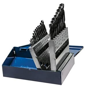 century drill & tool 24921 black oxide drill bit set, 21 piece