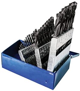 century drill & tool 24929 black oxide drill bit set, 29 piece