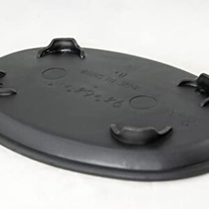 Oval Black Plastic Humidity/Drip Tray for Bonsai Tree and House Indoor Plants - 9.5"x 6.5"x 1"