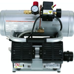 California Air Tools 2010A Ultra Quiet and Oil-Free 1.0 HP 2.0-Gallon Aluminum Tank Air Compressor,Silver