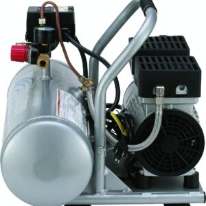 California Air Tools 2010A Ultra Quiet and Oil-Free 1.0 HP 2.0-Gallon Aluminum Tank Air Compressor,Silver