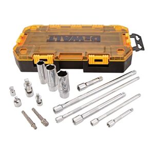 dewalt accessory socket set, 15-piece (dwmt73807)