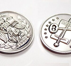 Bioshock Infinite Silver Eagle Colombia Currency - Medallion Token Money