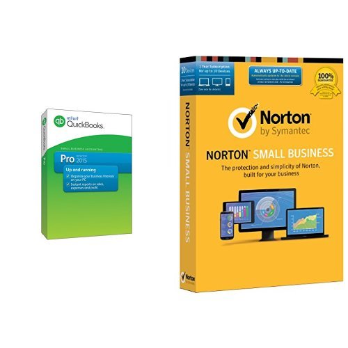 QuickBooks Pro 2015 and Norton Small Business - 10 Device Bundle