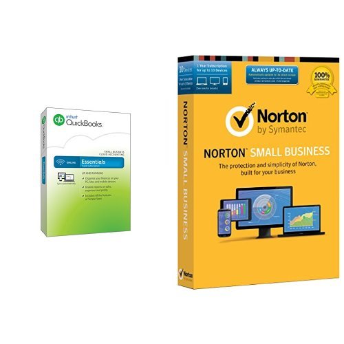 QuickBooks Online Essentials 2015 and Norton Small Business - 10 Device Bundle