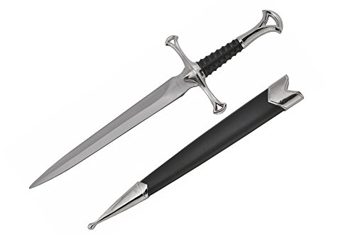 Wuu Jau Co H-5922 Medieval Dagger with Black Scabbard, 14"