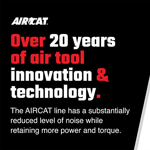 AIRCAT Pneumatic Tools 6520: .5 HP 3-Inch Composite Reversible Cut-off Tool 18,000 RPM Free Speed