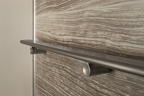 KOHLER K-97625-BNK Choreograph Shower Bar, Anodized Brushed Nickel