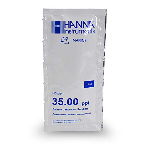 Hanna Instruments HI70024P 35 PPT Salinity Calibration Solution Single Sachet