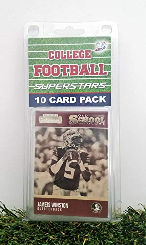 Florida St Seminoles- (10) Card Pack College Football Different FSU Superstars Starter Kit! Comes in Souvenir Case! Great Mix of Modern & Vintage Players for the Super Seminoles Fan! By 3bros