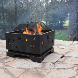 Pleasant Hearth Stargazer Deep Bowl 26" Fire Pit